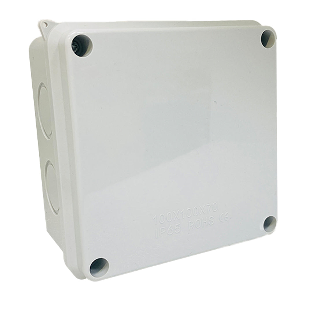 CAJA 4X4X2 PVC COLOR GRIS PARA EXTERIOR SKYLINK – Skytek Honduras