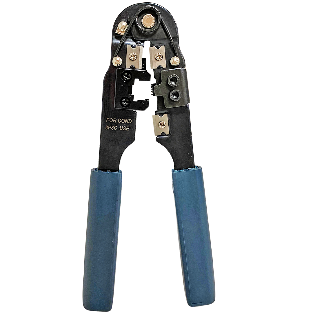 CRIMPADORA, TENAZA DE RED LINKKBASIC RJ45, CABLE 110 PINZAS, AGARRE ER ...